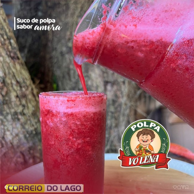 O inverno está chegando! Hora de provar a polpa de Amora das Polpas Vó ...